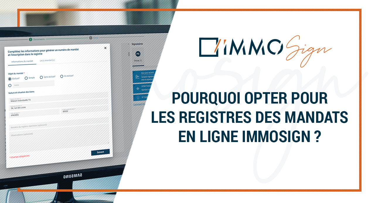 Registres Des Mandats En Ligne Immosign